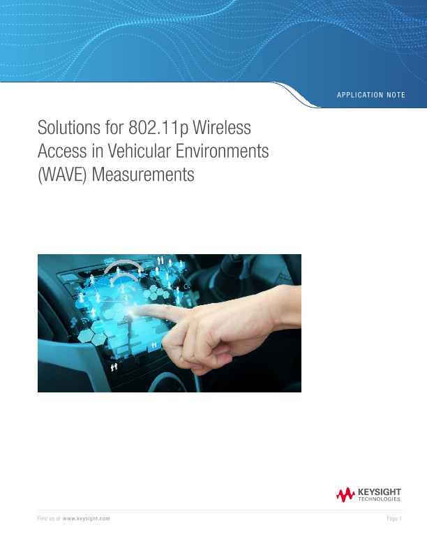 Solutions for 802.11p Wireless Access in Vehicular Environments Measurements PDF Asset Page ...